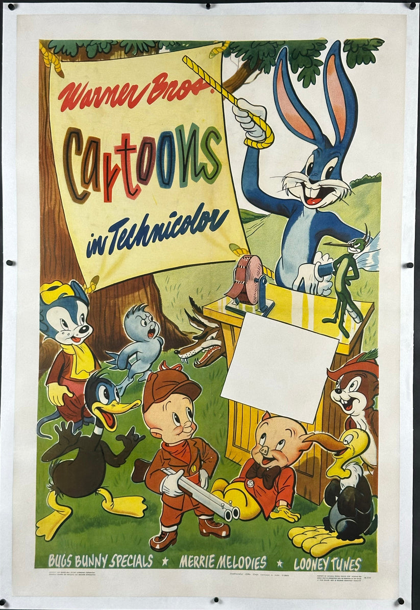 Warner Bros. Cartoons Stock Poster Vintage US One Sheet (1946 ...