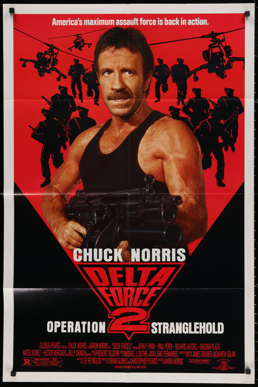 Delta Force 2 Vintage US One Sheet (1990) - ORIGINAL RELEASE ...