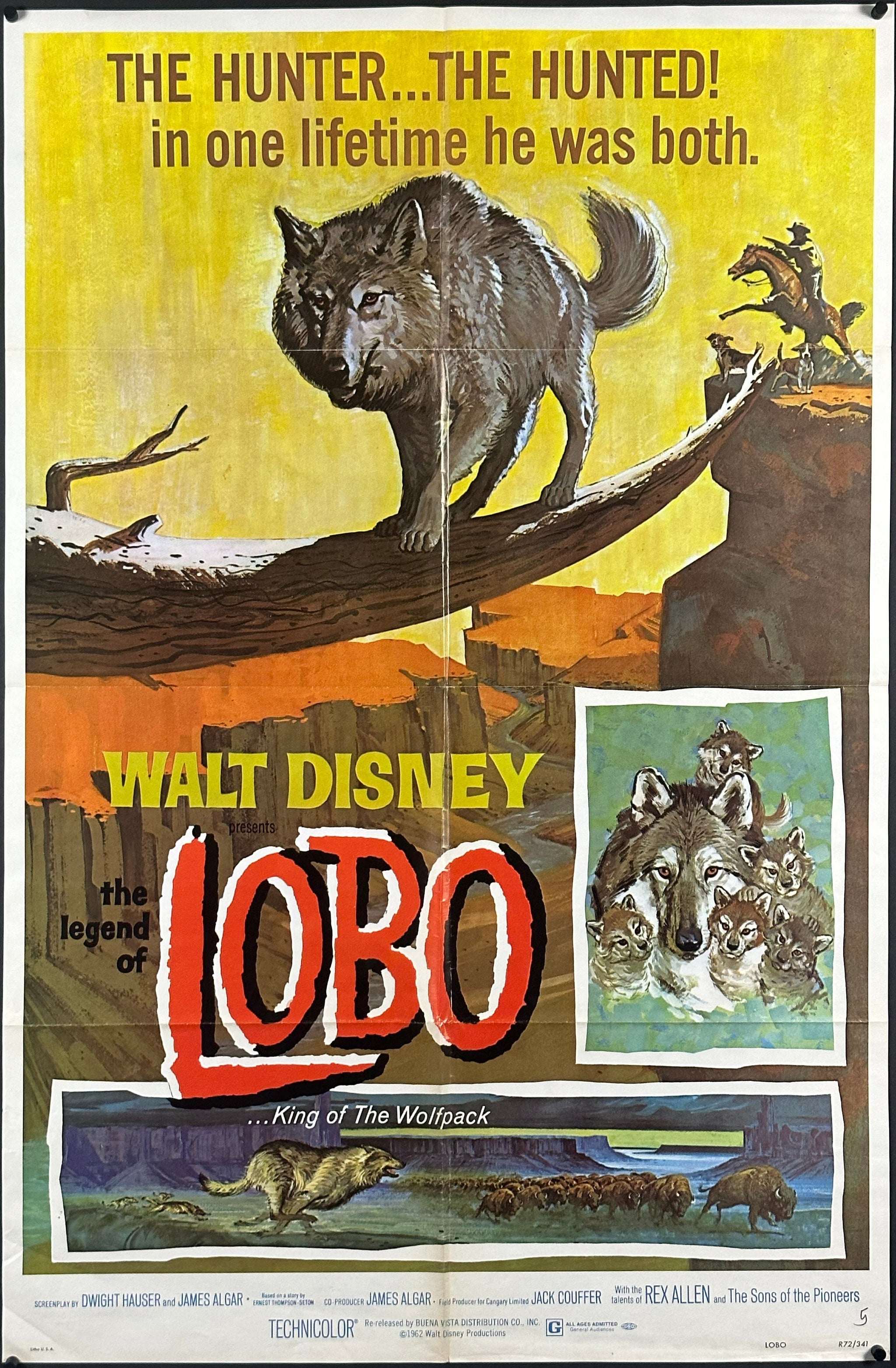 Lobo Vintage US One Sheet (R 1972) – posterpalace.com