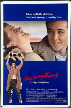 Say Anything... Vintage US One Sheet (1989) - ORIGINAL RELEASE ...