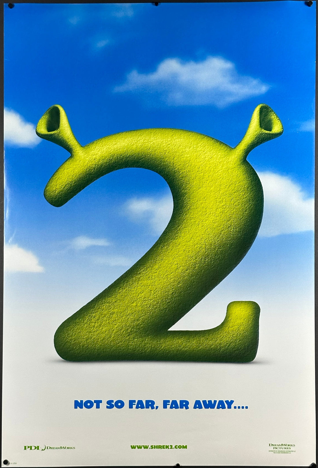 Shrek 2 Vintage US One Sheet Teaser Style (2004) - ORIGINAL RELEASE ...