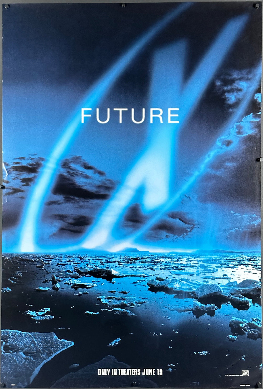 The X-Files Vintage US One Sheet "Future" Style (1998) - ORIGINAL RELE ...